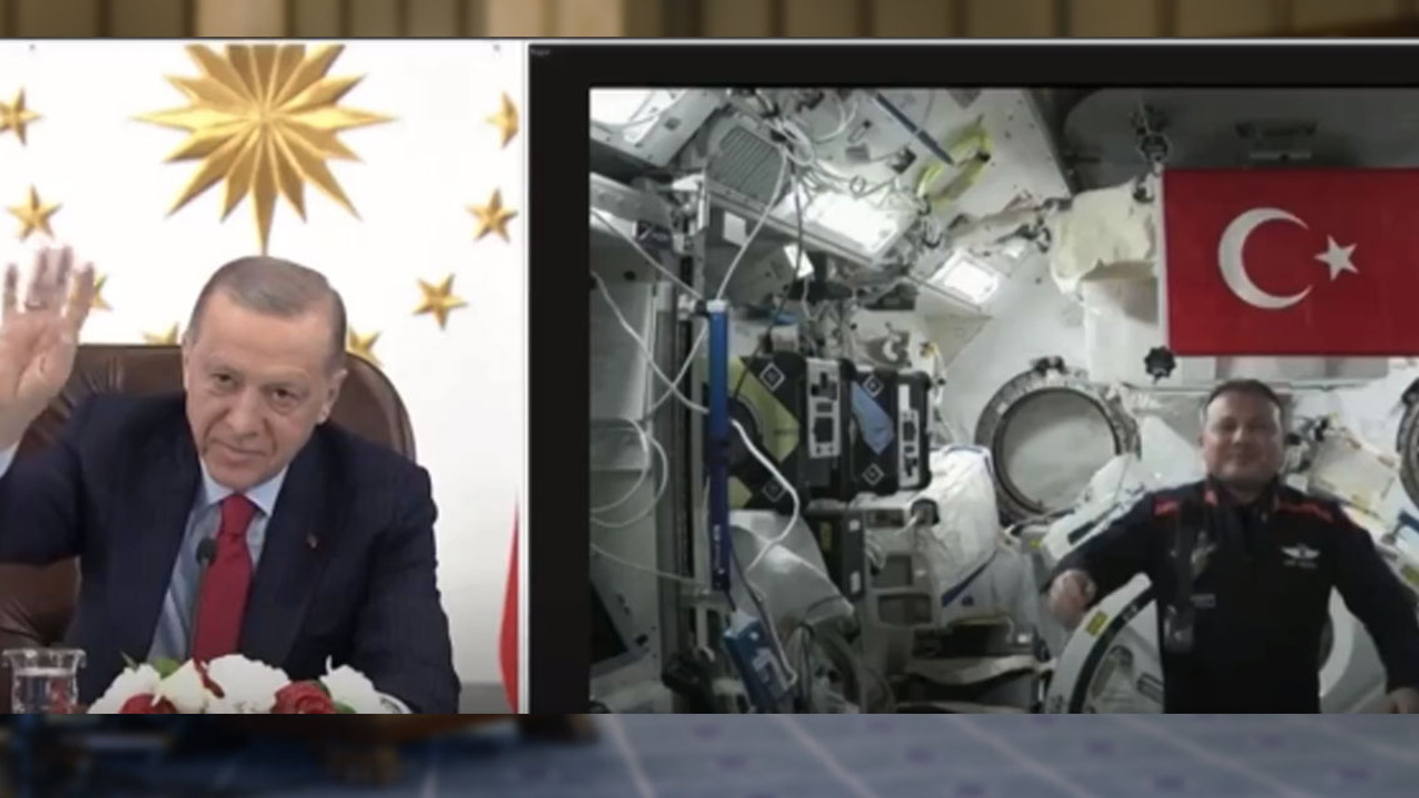 Cumhurbaşkanı Erdoğan, Türk Astronot Alper Gezeravcı ile Uzayda Buluştu: "Türkiye, Uzayın ...